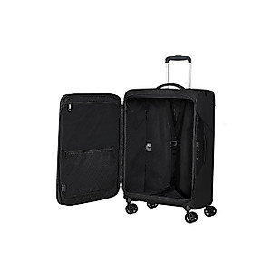 Samsonite Suitcase, Black (Black), Spinner M (66 cm-67/73 L)