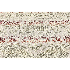 Unique Loom Modern Collection Distressed, High-Low Pile, Abstract, Vintage, Indoor and Outdoor Area Rug, 6 ft x 9 ft, Beige/Light Brown