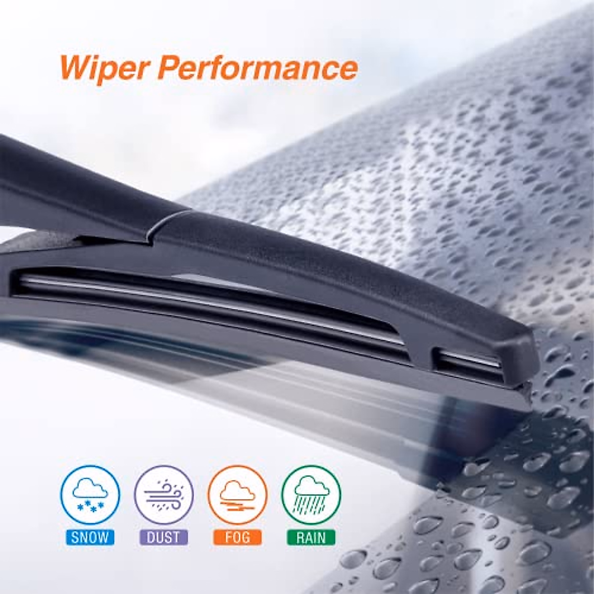 WOWIPER Factory Wipers for Volvo S60 2011-2018 S80 2007-2016 V60 2013-2014+More, 26"/20" (PACK of 2) Top Lock 19mm Windshield Wiper Blades