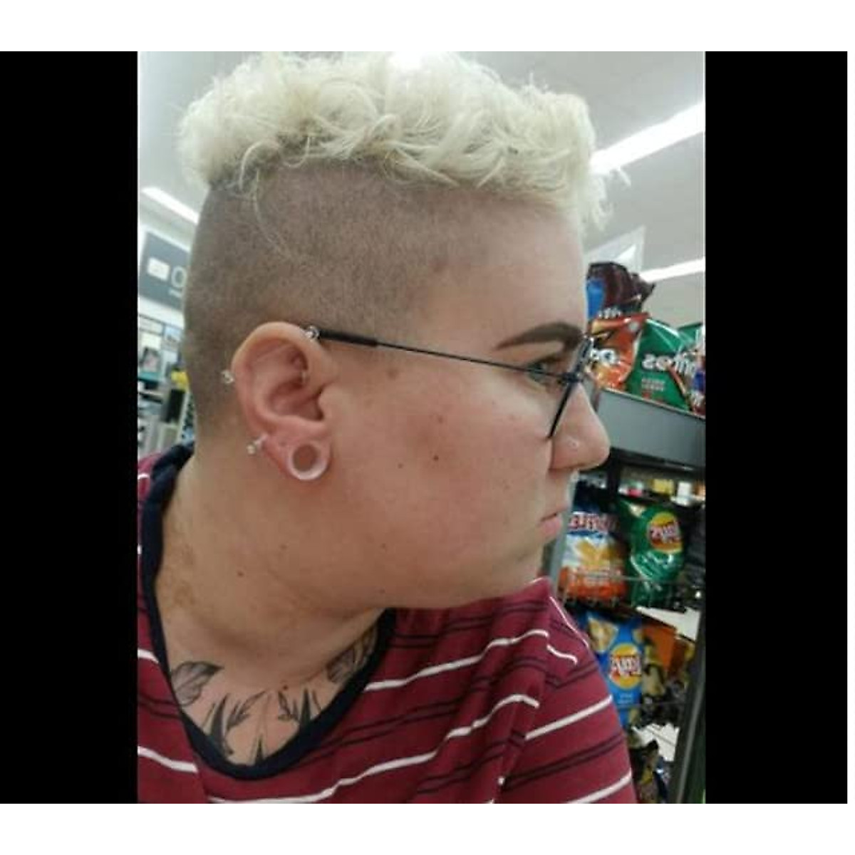 D.Bella 20g Clear Nose Studs Bioflex Nose Rings Retainer Acrylic Nose Rings for Work Spacer Plastic L Shaped Nose Stud Retainer Flexible Nose Piercing Retainer for Men Women