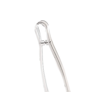 [6 PACK] 9 inch Heavy Duty Clear Serving Tongs - Plastic Disposable Salad Tongs - High Heat Plastic, Catering, Salads, Bakery, Buffets, BBQ, Ice, Hot and Cold Foods by EcoQuality (9")