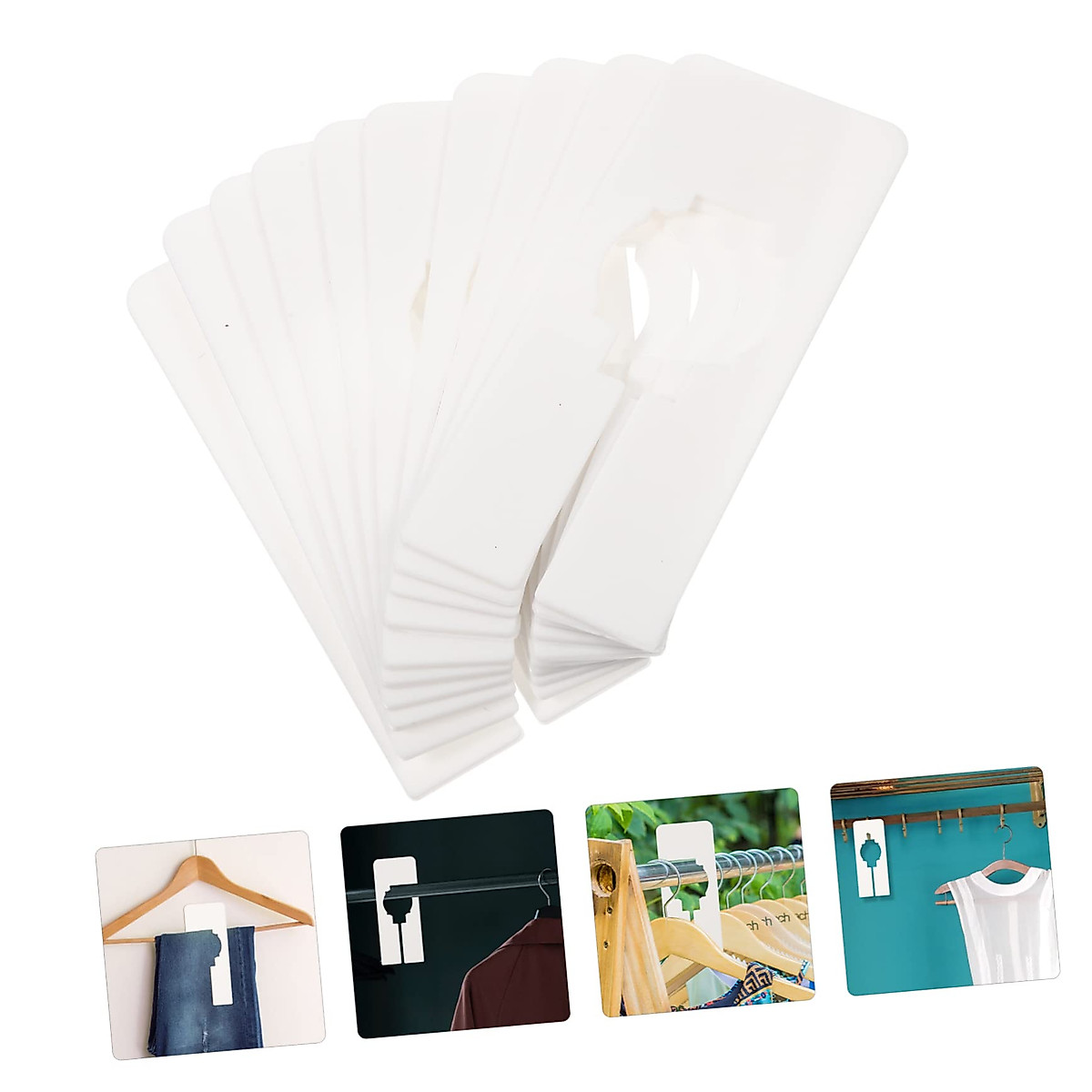 Parliky Dividers for Clothes Wardrobe 10pcs Size Dividers Practical Clothes Organizers