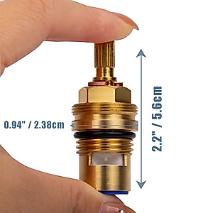 Cold Faucet Cartridge for hansgrohe cold Widespread Kitchen Faucet Parts 1-inch Replacement Part in 94008000(BLUE)