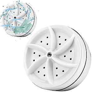 Portable Clothes Washer Portable Washing Machine Strong Suction Mini Washer Turbo IPX7 Waterproof Turbo Washing Machine Auto Off Mini Laundry Machine with Blue Light for Cleaning Sock, Underwear