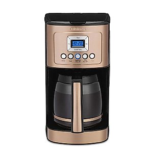 Cuisinart Coffee Maker, 14-Cup Glass Carafe, Fully Automatic for Brew Strength Control & 1-4 Cup Setting, Stainless Steel, DCC-3200CP, Copper