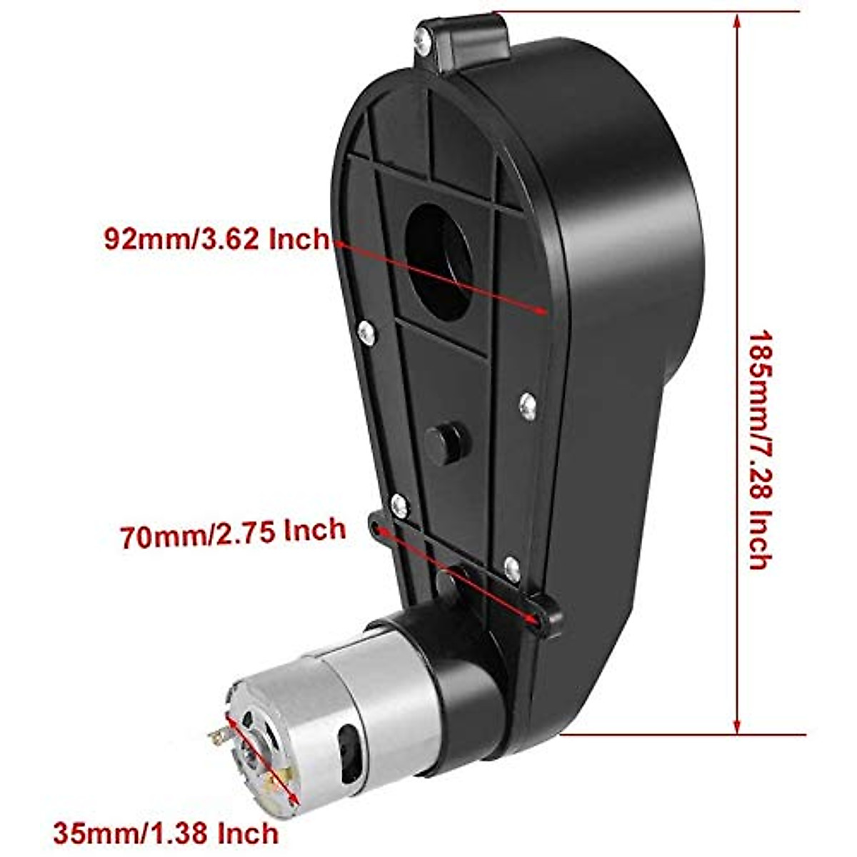 JIARUIXIN 550 23000RPM Gearbox 12V Motor,Electric Motor Gearbox Kids Ride On Cars Motorcycles High Speed RS550 Drive Engine Match Children's Ride on Toys