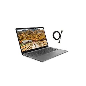 LENOVO IdeaPad 3 14" FHD Premium Business Laptop, 11th Gen Intel Quad-Core i5-1135G7 Upto 4.2GHz, 20GB RAM, 512GB PCIe SSD, Fingerprint Reader, Windows 11 Pro + HDMI Cable, Gray