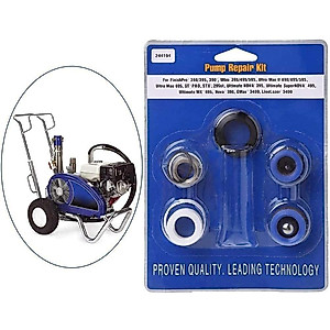 Aftermarket 244194 Pump Repair Packing Kit for Airless Paint Spray 390 395 490 495 595
