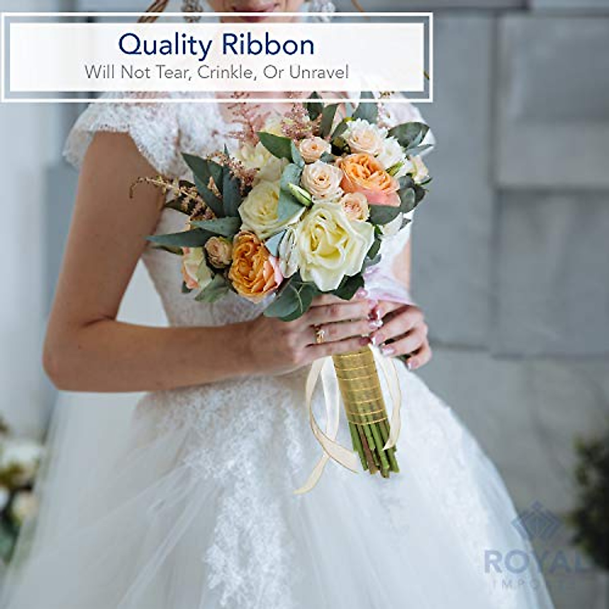 Royal Imports Organza Wired Sheer Ribbon 1.5" (#9) for Floral & Craft Decoration, 50 Yard Roll (150 FT Spool), Royal Blue