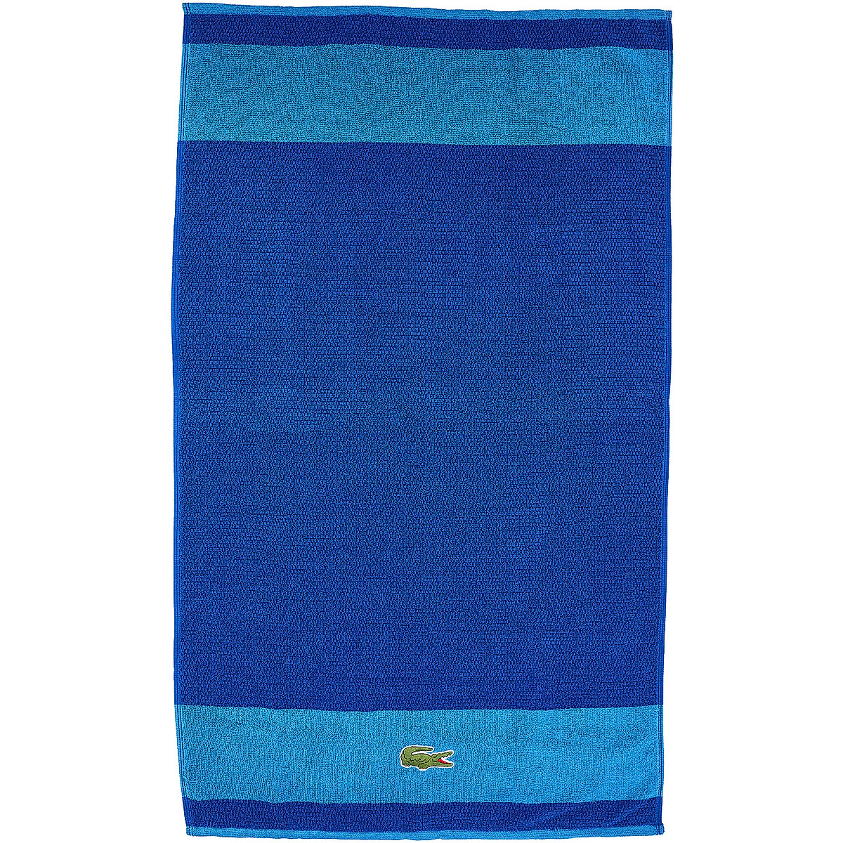 Lacoste Match Bath Towel, Cotton, Striped