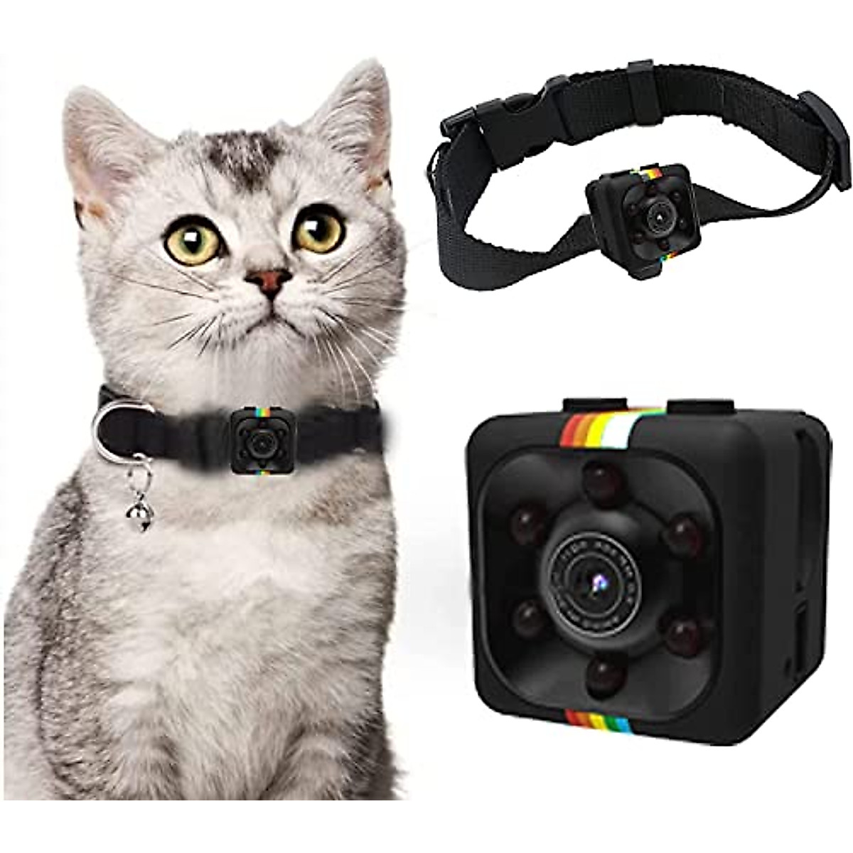 Phouqtem Mini Hidden Camera Wireless spy Camera Portable Nanny Camera HD 1080P Camera with Night Vision and Motion Detection for Home Outdoor Office Features Small Camera