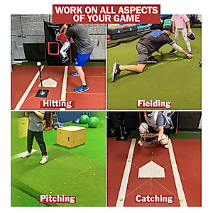 Tee Claw Training Aid for Golf, Baseball, Softball - Universal Fit Golf Tee Holder, Versatile Multisports Training Equipment, Multifunctional Kit for Practicing Skills, Fit for All Baseball Positions