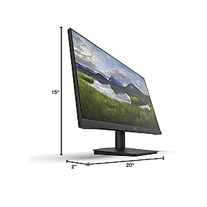 Dell D2421H 24 inch Full HD (1920x1080) Monitor, 60Hz, IPS, 5ms, Three-Sided Narrow Bezel, HDMI, VGA,