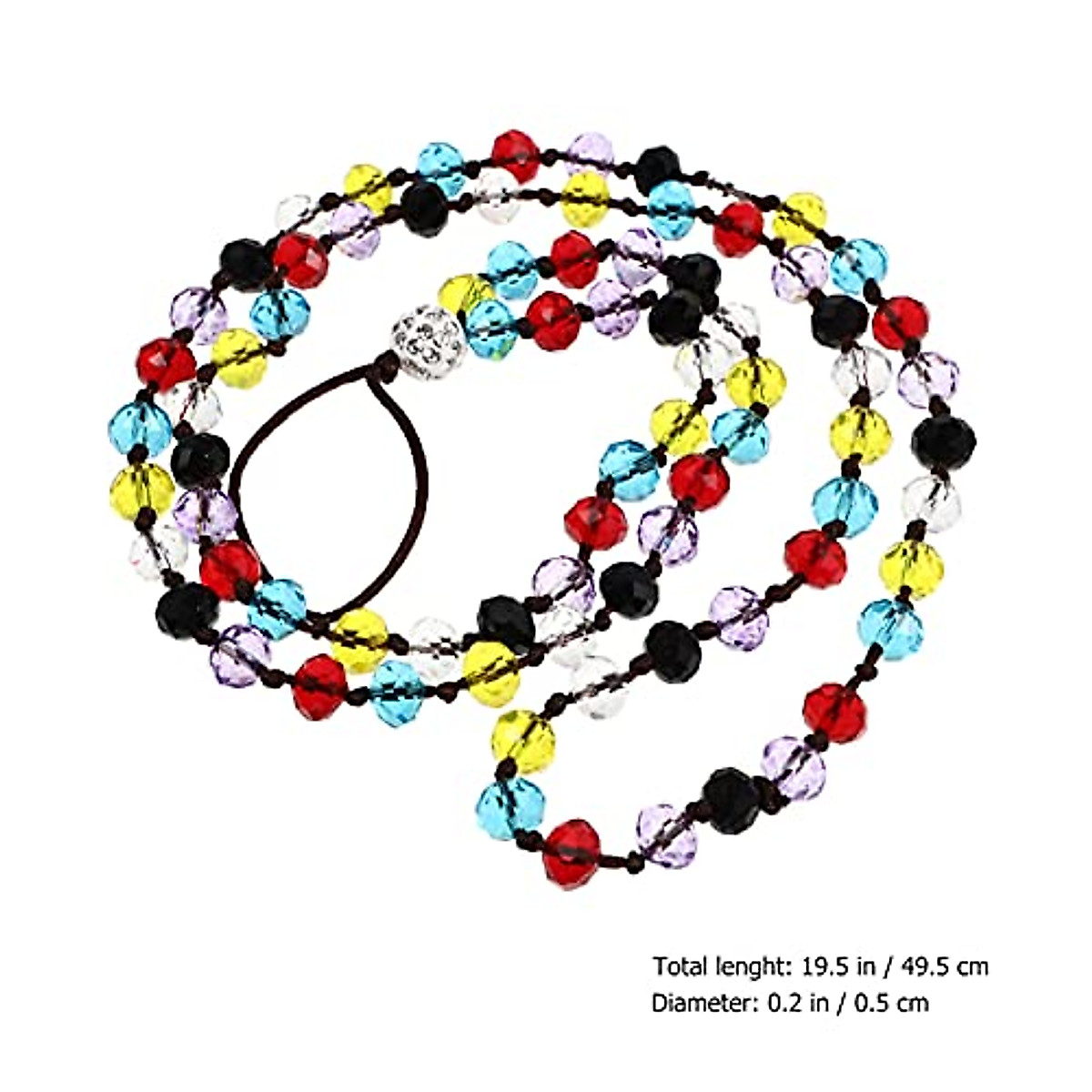 ifundom Phone Charm Strap Crystal Beaded Phone Rhinestone Glitter Long Lanyard Colorful Beads Hanging Neck Straps Bracelet Keychain for Women Girls