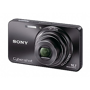 Sony Cyber-Shot DSC-W570 16.1 MP Digital Still Camera with Carl Zeiss Vario-Tessar 5x Wide-Angle Optical Zoom Lens and 2.7-inch LCD (Black) (OLD MODEL)