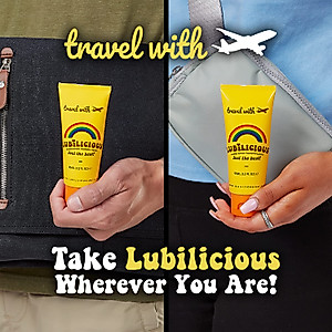 Lubilicious Warming Lube Flip Top Tube 3.2 oz – Water Based Lubricant for Gentle Warming Lubrification for Her – Personal Lubricant and Water Based Lube – Trusted Lubricants for Privacy