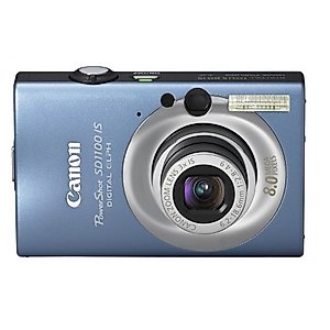 Canon PowerShot SD1100IS 8MP Digital Camera with 3x Optical Image Stabilized Zoom (Blue) (OLD MODEL)