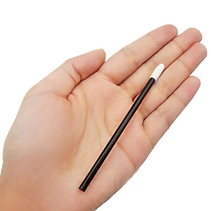 500Pcs/Set Disposable Lip Brushes Make Up Brush Lipstick Lip Gloss Wands Applicator Tool Makeup Beauty Tool Kits (Black)