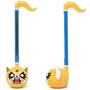 Special Edition Sanrio Otamatone (2 Pc. Set - Aggretsuko Sweet + Rage) - Fun Electronic Musical Toy Instrument by Maywa Denki (Official Licensed) [Includes Song Sheet and English Instructions]