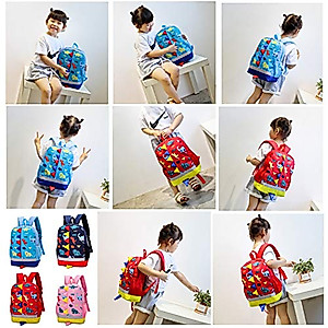 Bansusu 3D Dinosaur Pattern Girls Boys Small Backpack Bookbag Mini Casual Daypack