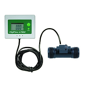 Savant Flow Totalizer and Flow Rate Meter 3/4" NPT for Water Filter