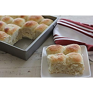 USA Pan Bakeware Muffin Pan, 12-Well, Aluminized Steel and Rectangular Cake Pan, 9 x 13 inch