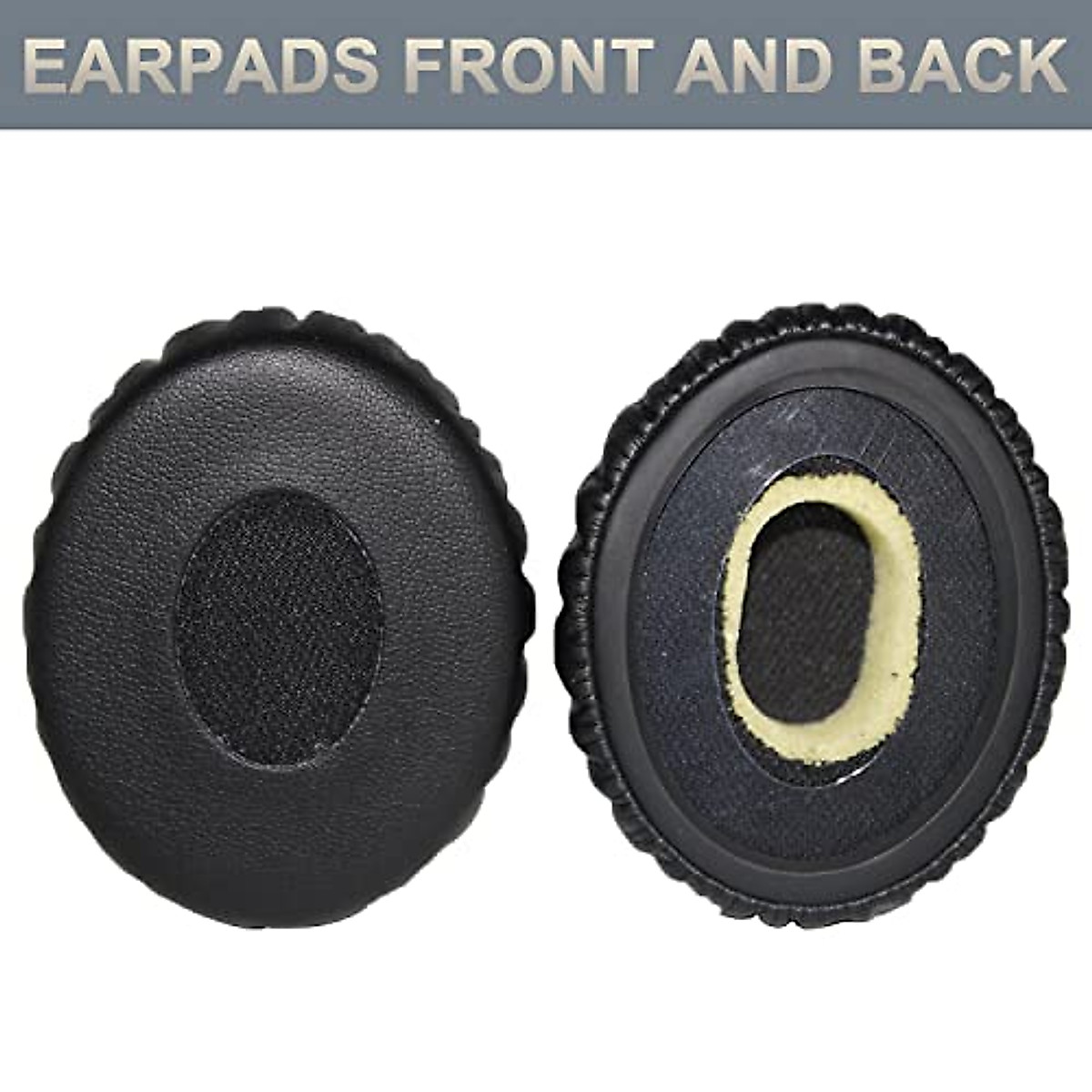 OE2 Replacement Ear pad Cushions Earpads Kit Compatible with Bose OE2 OE2i Soundtrue SoundLink On-Ear Headset Over-Ear Headphones (Black)