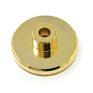 Vintage Forge Gold Round String Retainer Guide Tree for Fender Precision Jazz Style Bass Guitars and Others with Screw BSR40-GLD