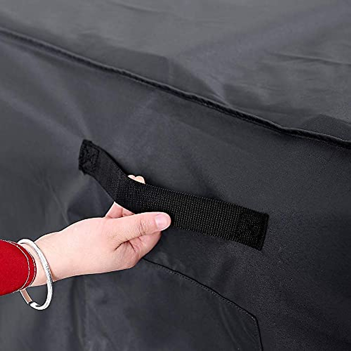 Tempera Outdoor Round Table Cover , Sectional Sofa , Dining Set cover , Anti-Fading , Waterproof Patio Cover for Outdoor Furniture, 96"D x 28"H, Space Grey