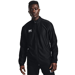 Under Armour Men's Challenger Track Jacket, Black (001)/White, XX-Large
