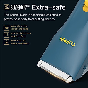 VS100 Electric Razor with Safe Blade Cordless Rechargeable Foil Shaver Wet & Dry Beard Trimmer for Men Green, Smt006 Green