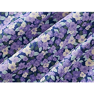 Cute Floral Smocked Ruffle Long Sleeve Blouse Shirt for Baby & Kid Girls Size 6T