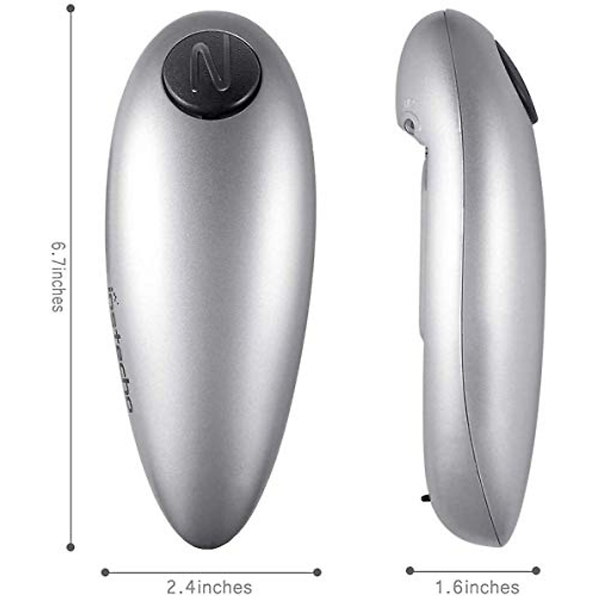 AUBNICO Electric Can Opener, Restaurant Can Opener, Full - Automatic Hands Free Can Opener, Chef's Best Choice, Silver