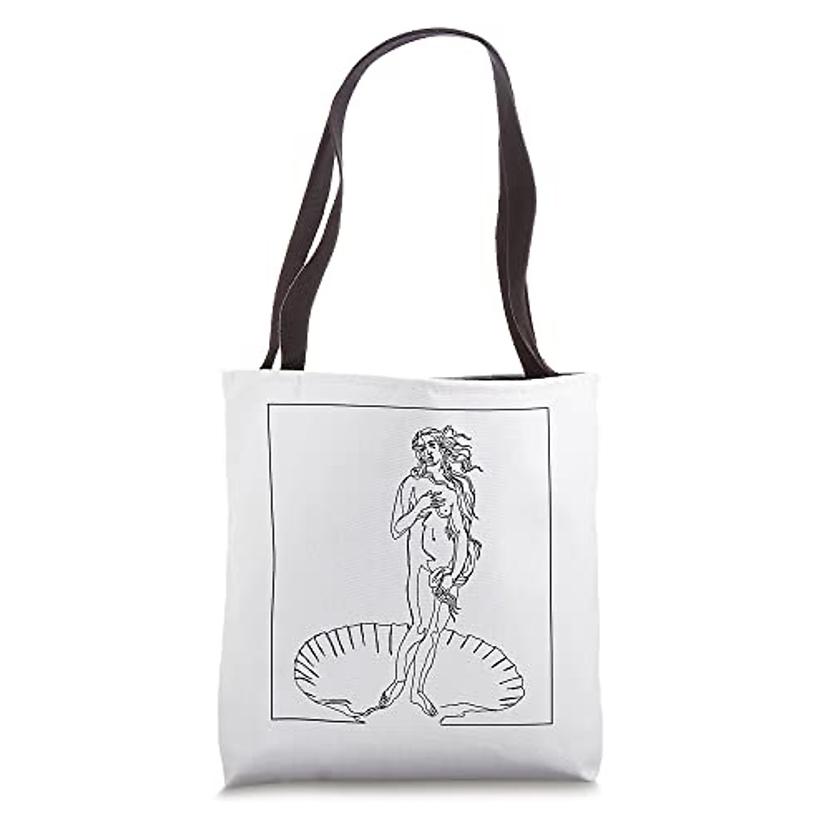 Aphrodite Venus Minimalist Aesthetic Line Art Artsy Tote Bag