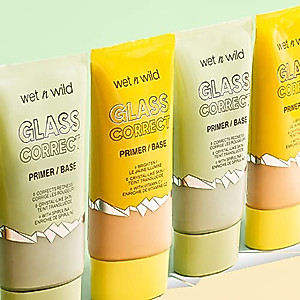 wet n wild Prime Focus Glass Skin Correct Primer Bright Crystal Finish, Green, 0.91 Fl Oz