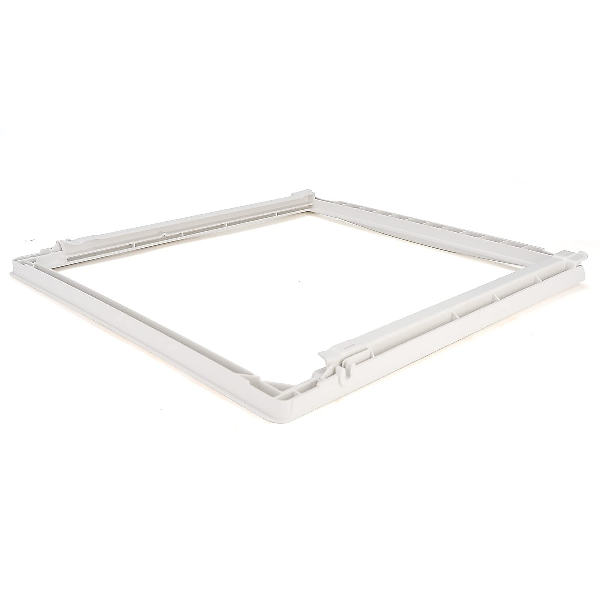 New Updated 241969501 Crisper Pan Cover,Shelf Frame without Glass Refrigerator For Frigidaire Refrigerator 17-3/8" x 18-3/8" Replace# AP4433007,1512992,PS2363832