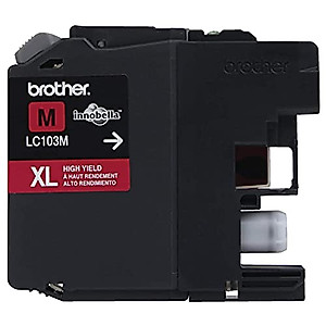 Brother Lc103 Inkjet Cartridges (Cyan/Magenta/Yellow, 3-Pack) in Retail Packaging