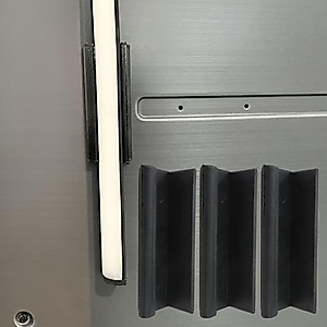 5Pcs 2024 Version Black Light Strip Mounting Bracket for Hue Play Gradient Lightstrip for Flat and Non Flat Back of TV