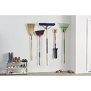 Harper 20201044 24 in. Indoor/Outdoor Dry All-Purpose Push Broom with Dual Bristles, for Dust, Gravel, Debris