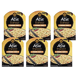 Simply Asia Classic Curry Singapore Street Noodles, 9.24 oz (Pack of 6)