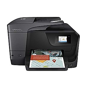 HP Officejet Pro 8715 All-in-One Multifunction Printer - Thermal Inkjet - Print/Copy/Scanner/Fax (Renewed)