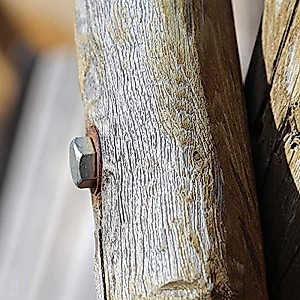 L-A M4 Hex Bolt M4-0.7 x 30mm UNC Hex Head Screw Bolts A2-70(304) Stainless Steel Fully Threaded Hex Tap Bolts (20 Pcs)