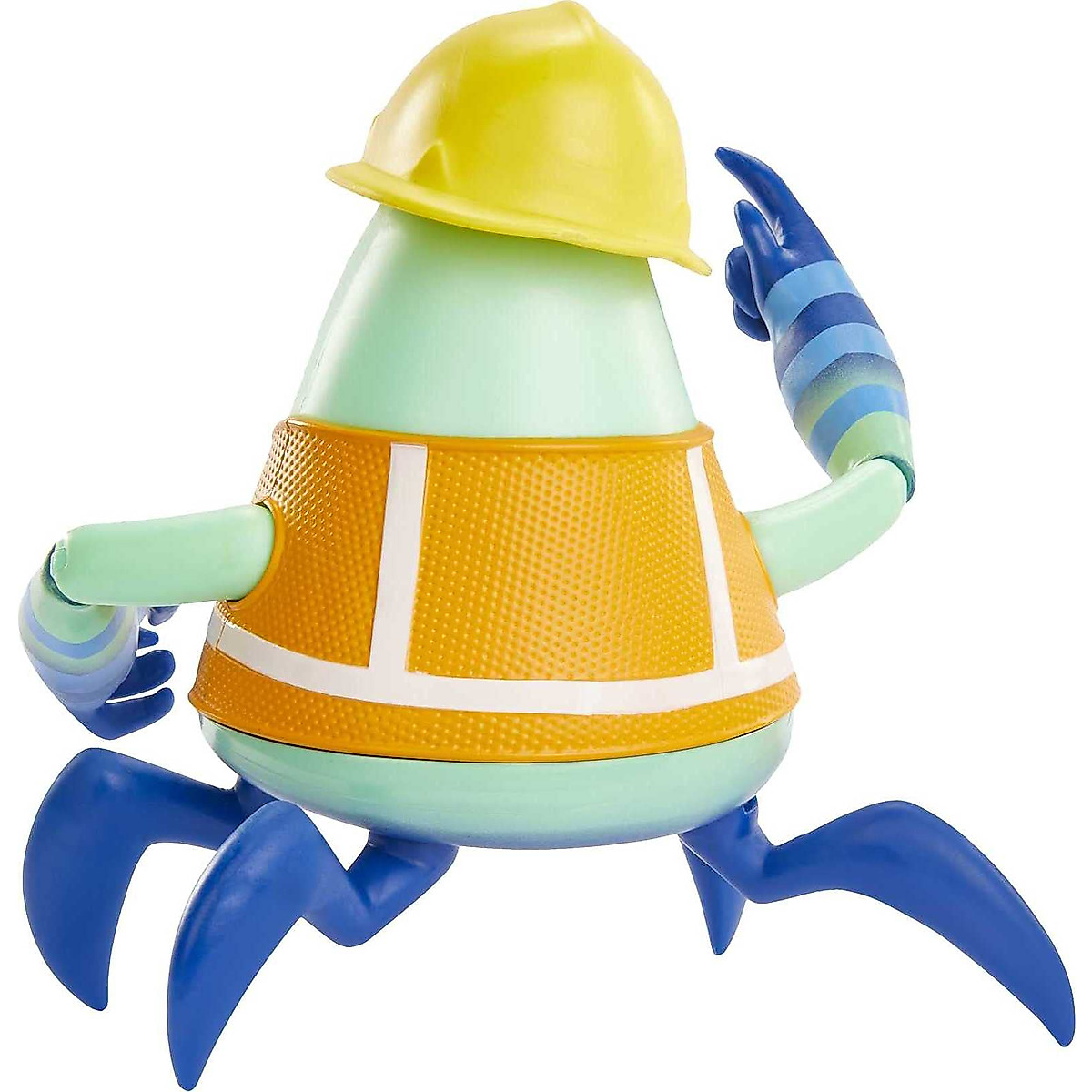 Mattel Pixar Monsters at Work Cutter Action Figure, Collectible Disney Plus Character Toy with Accessories, 4.75-in Tall Posable Authentic Detail, Kids Gift Ages 3 Years & Older