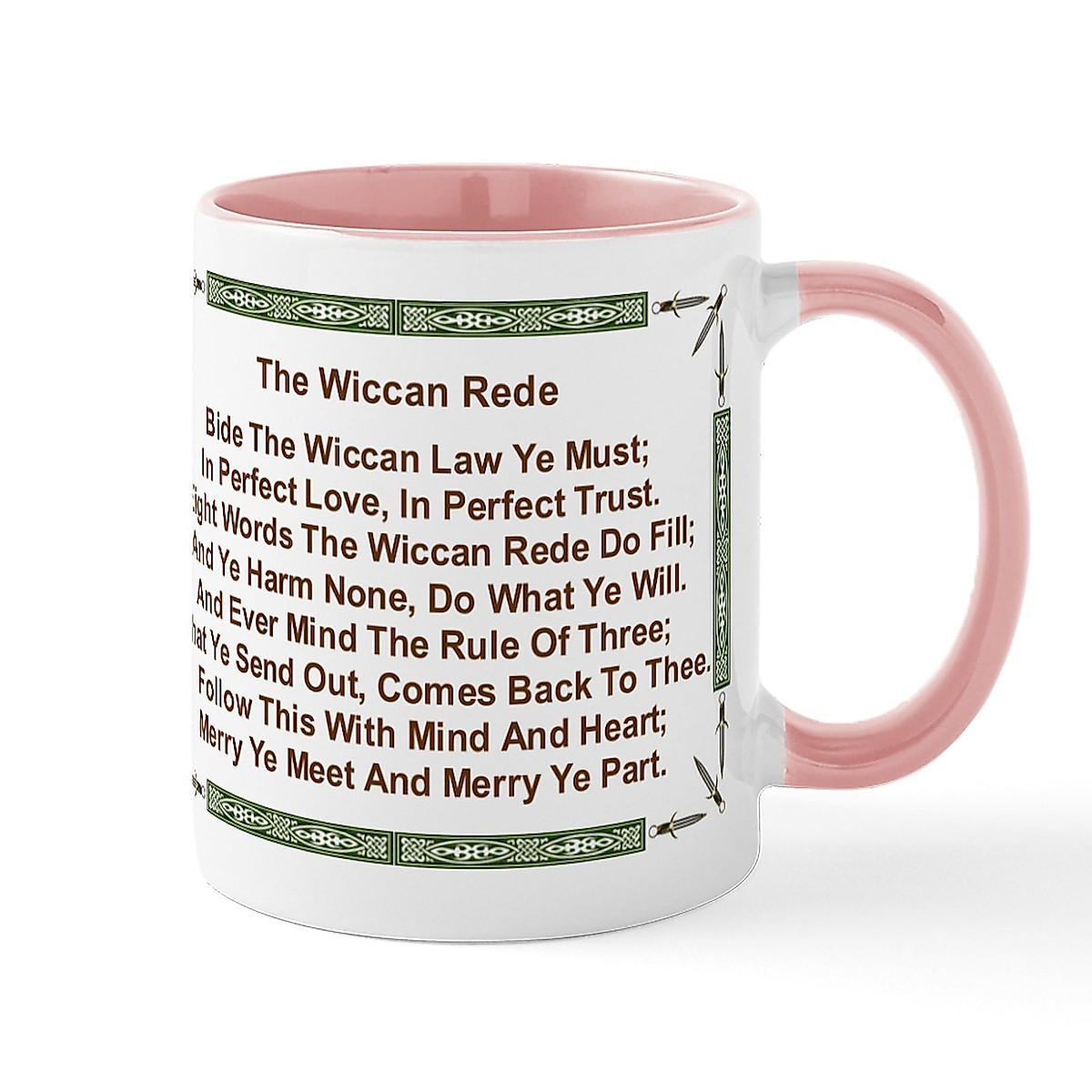 CafePress Balanced Wiccan Rede Mug Ceramic Coffee Mug, Tea Cup 11 oz