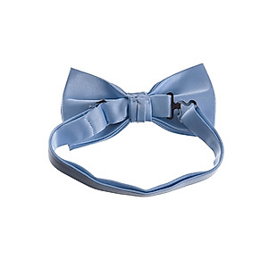 Tuxgear Boys Adjustable Ring Bearer Bow Tie Wedding Prom Colors, Light Blue, Boys (Light Blue, Boys)