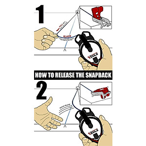 CE TOOLS Snapback Releasable Chalk Line Tip with Mean Green Extreme Visibility Marking Chalk