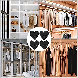 18pcs Space Saving Hanger Hooks, Love Heart Hangers Space Saving Clothes Hanger Connector Hooks for Clothes Hanging Closet Organization