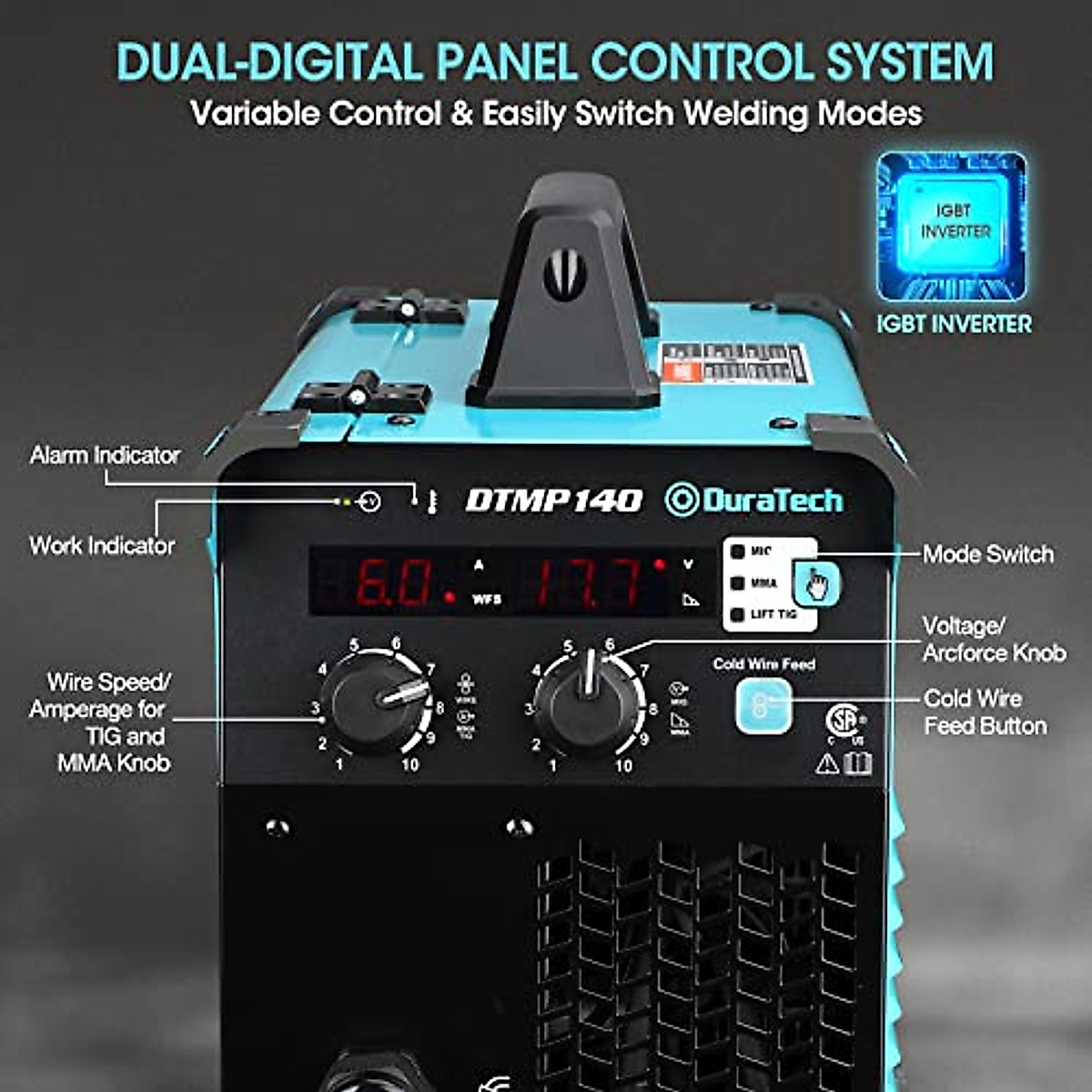 DuraTech 140 Am Mig Welder With 36" Leather Apron
