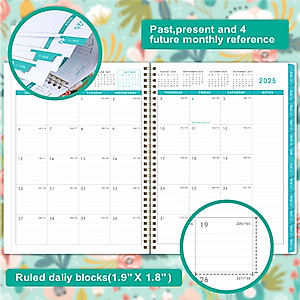 2023-2024 Monthly Planner/Calendar - Monthly Planner 2023-2024 from JUL. 2023 - DEC. 2024, 9" x 11", 2023-2024 Planner with Tabs & Pocket, Contacts and Passwords, Twin-Wire Binding, Perfect Organizer