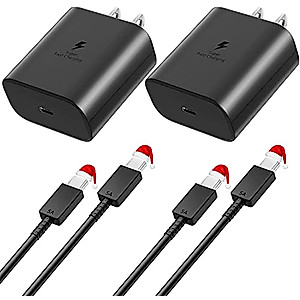45W Samsung Super Fast Charger Type C USB-C Wall Charger for Samsung Galaxy S23 S22 S21 S20 Ultra Plus S22+ S23+ S21+, Galaxy Tab S8 S7 5G FE S7+ S8+, Note 10 Plus 10+ Note 20 Cargador De Para 45 Watt